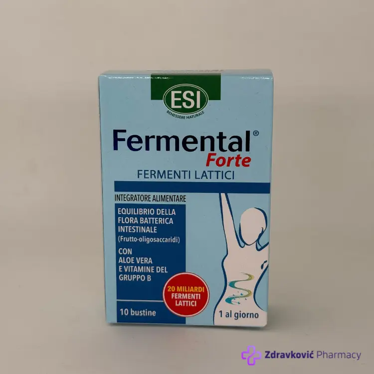 ESI FERMENTAL FORTE PRAŠAK -10kesica - Zdravkoteka