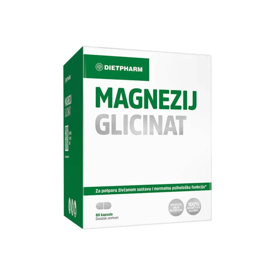 Dietpharm Magnezijum glicinat, 80 kapsula - Zdravkoteka
