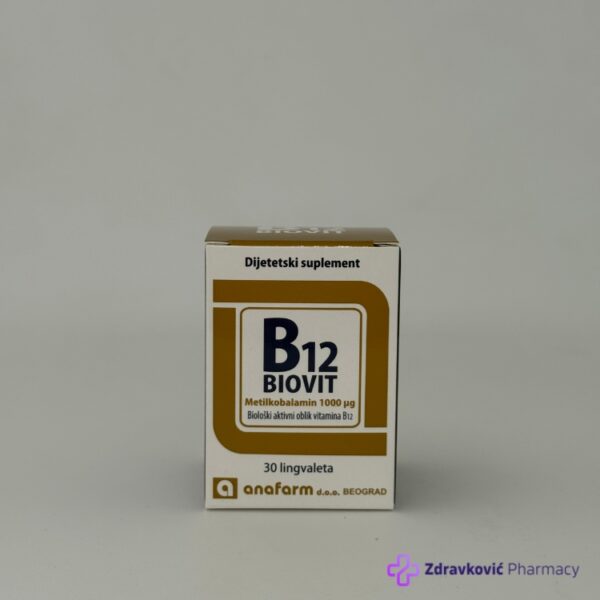 ANAFARM B12 BIOVIT 30 lingvaleta - Zdravkoteka