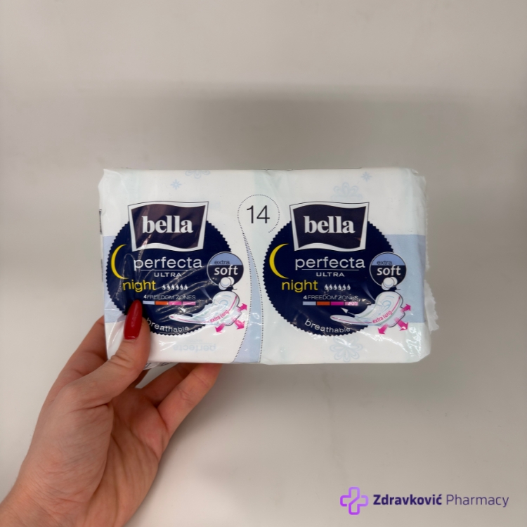 BELLA PERFECTA ULTRA NIGHT EXTRA SOFT HIGIJENSKI ULOŠCI 14komada ...