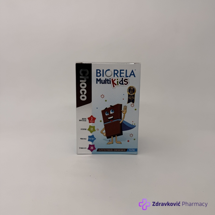 BIORELA CHOCO MULTI KIDS -20štanglica - Zdravkoteka