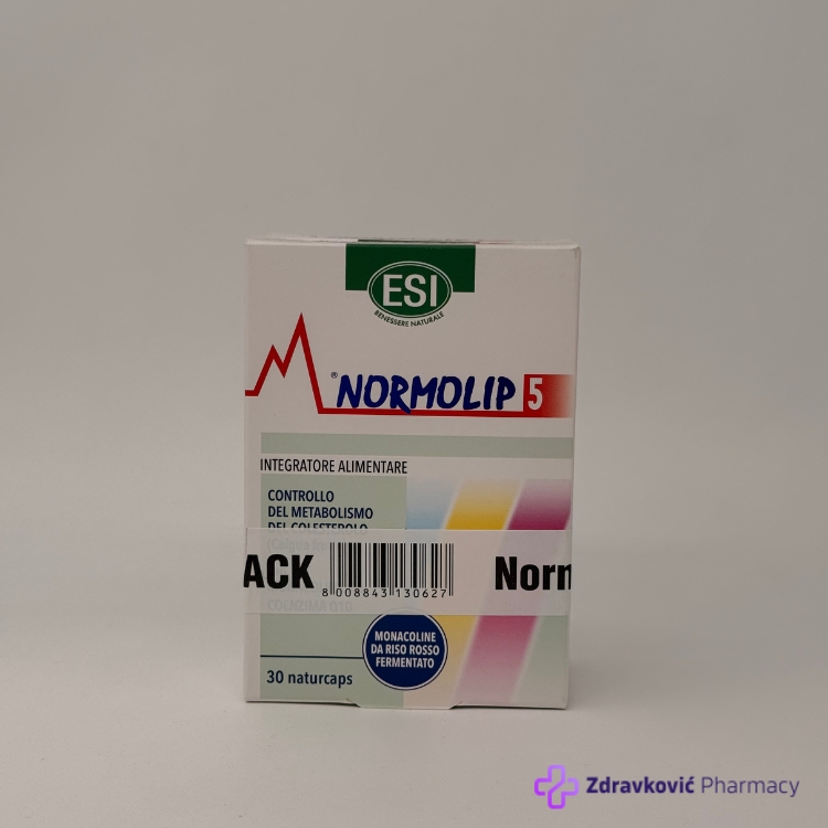 ESI NORMOLIP 5 DUOPAK 2x30kapsula - Zdravkoteka