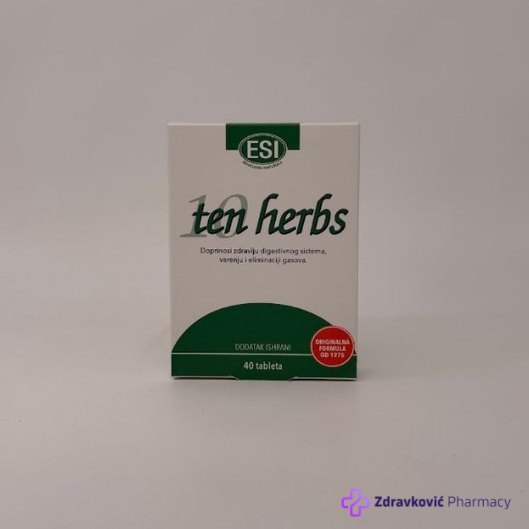 ESI TEN HERBS 40 tableta - Zdravkoteka