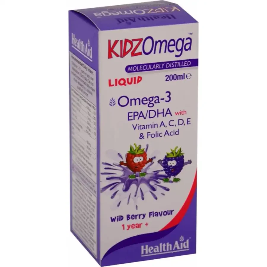 HEALTHAID Kidz Omega Liquid 200ml - Zdravkoteka