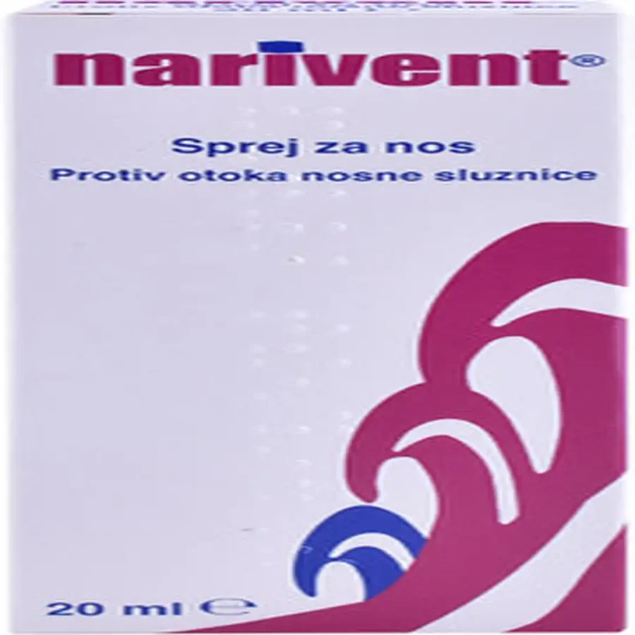 Narivent Sprej za nos, 20 ml - Zdravkoteka