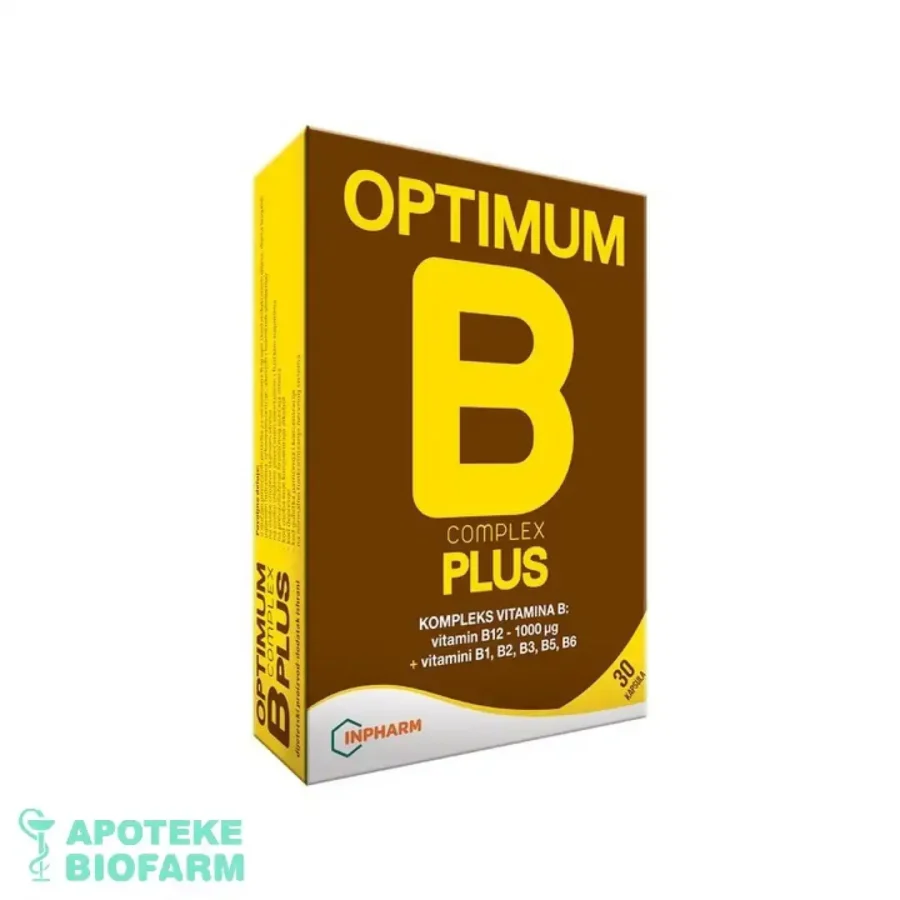 Optimum B Complex Plus 30 kapsula - Zdravkoteka
