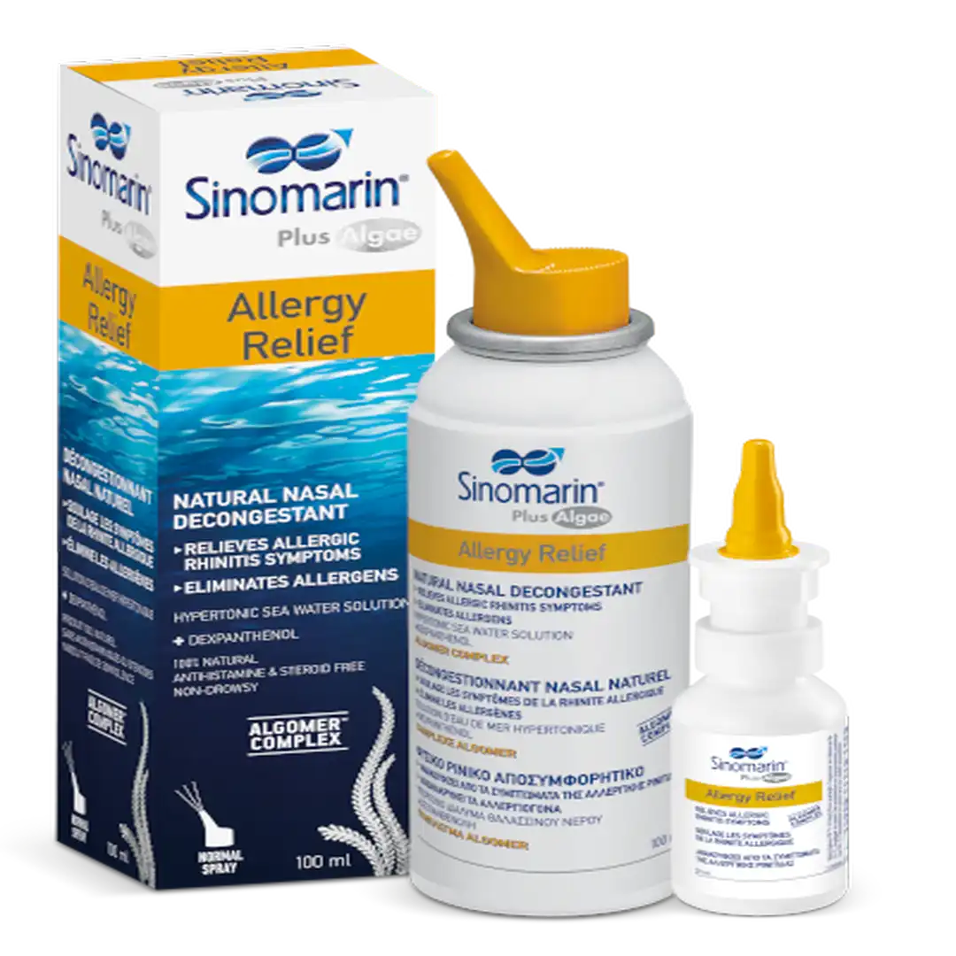 Sinomarin plus algae allergy relief sprej za nos 50 ml - Zdravkoteka