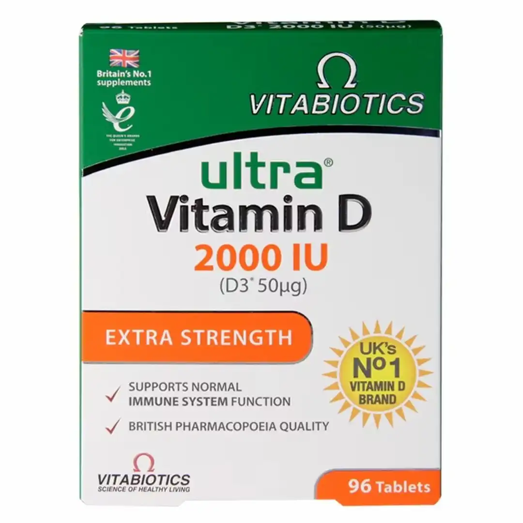 VITABIOTICS Ultra Vitamin D 2000IU 96 tableta - Zdravkoteka