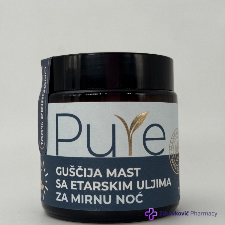Pure Noćni melem guščija mast sa etarskim uljima 100g - Zdravkoteka